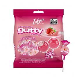 Pirulito Gutty Morango Recheado Cx36x120g