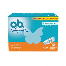 Absorvente Íntimo Ob Original Interno Super L10 P8 Unid.