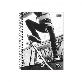 Caderno Tilibra Universitário Espiral Capa Dura D+ 1 Mat 96 Fls 4 Unid
